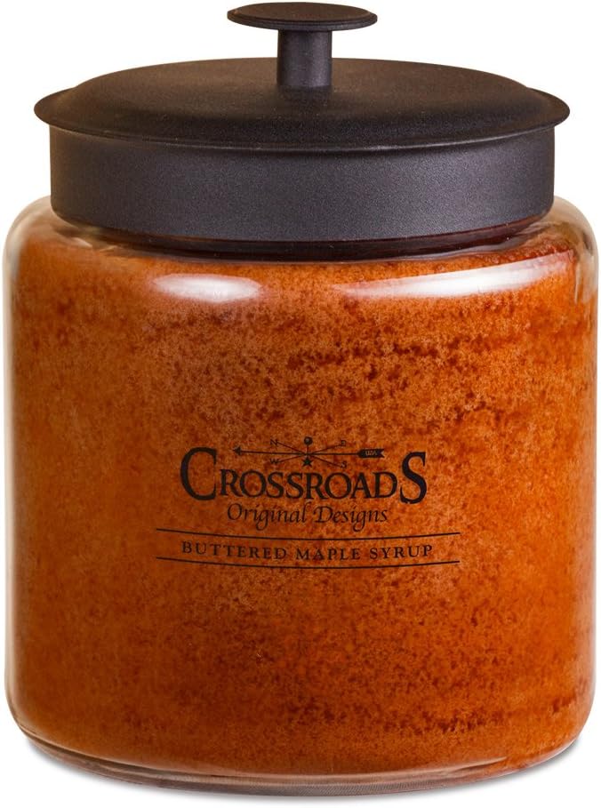 Amazon.com: Crossroads Buttered Maple Syrup® Scented 4-Wick Candle, 96 ...