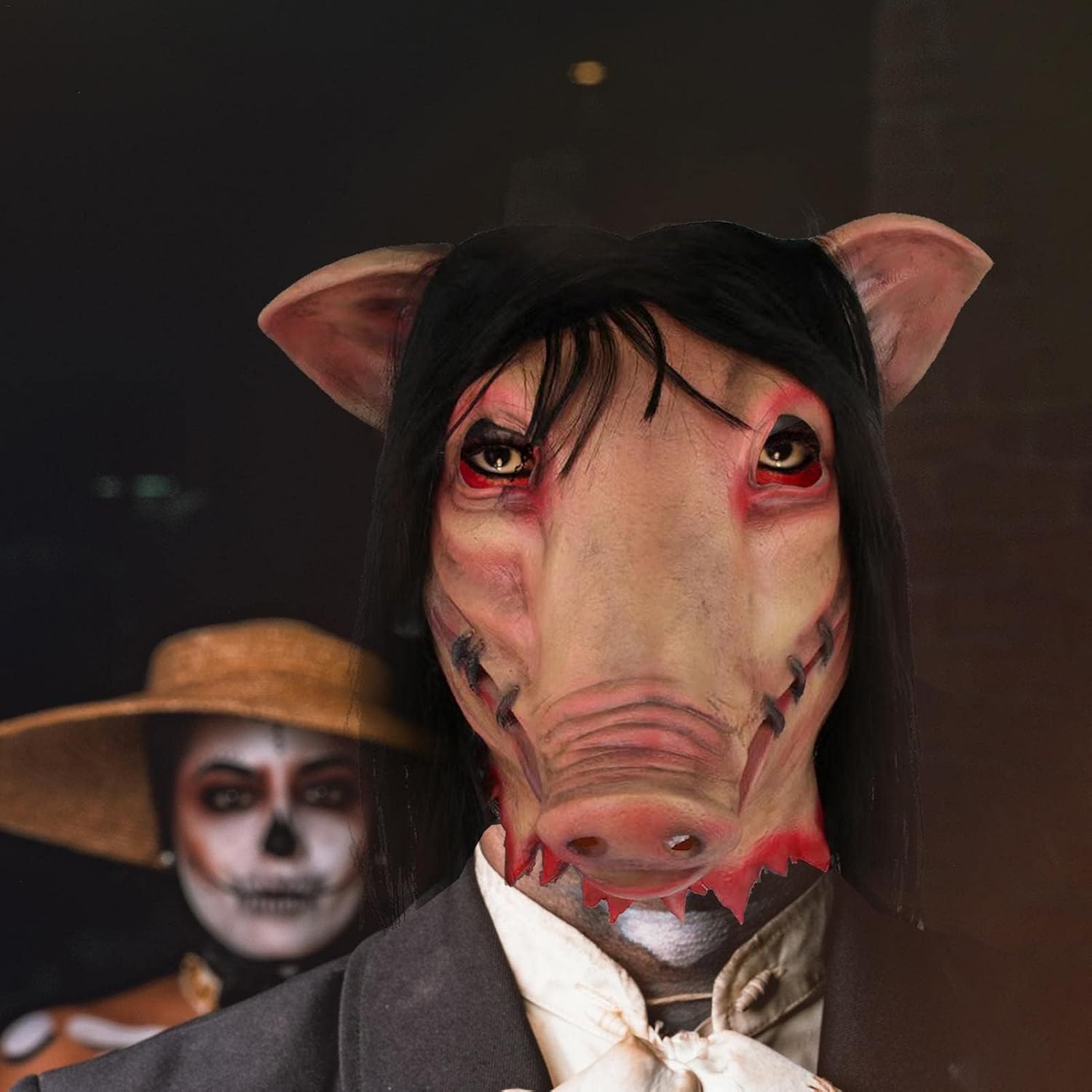 Scary Pig Mask - Realistic Horror Animal Mask for Australia | Ubuy