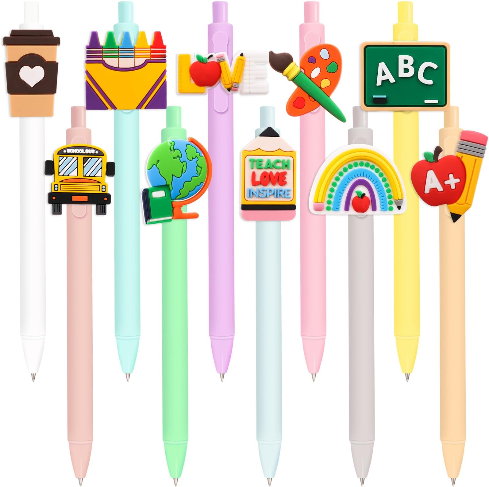 Amazon.com: ceiba tree Teacher Pens Cute Black Ink Writing Pens End of ...