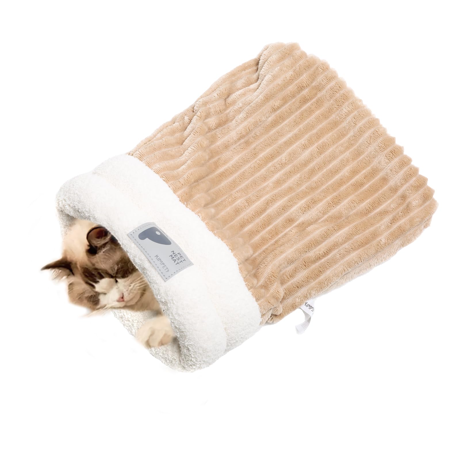 Amazon.com : CyberPaws Cat Sleeping Bag Pet Sleep Zone Cuddle Cave Sack ...