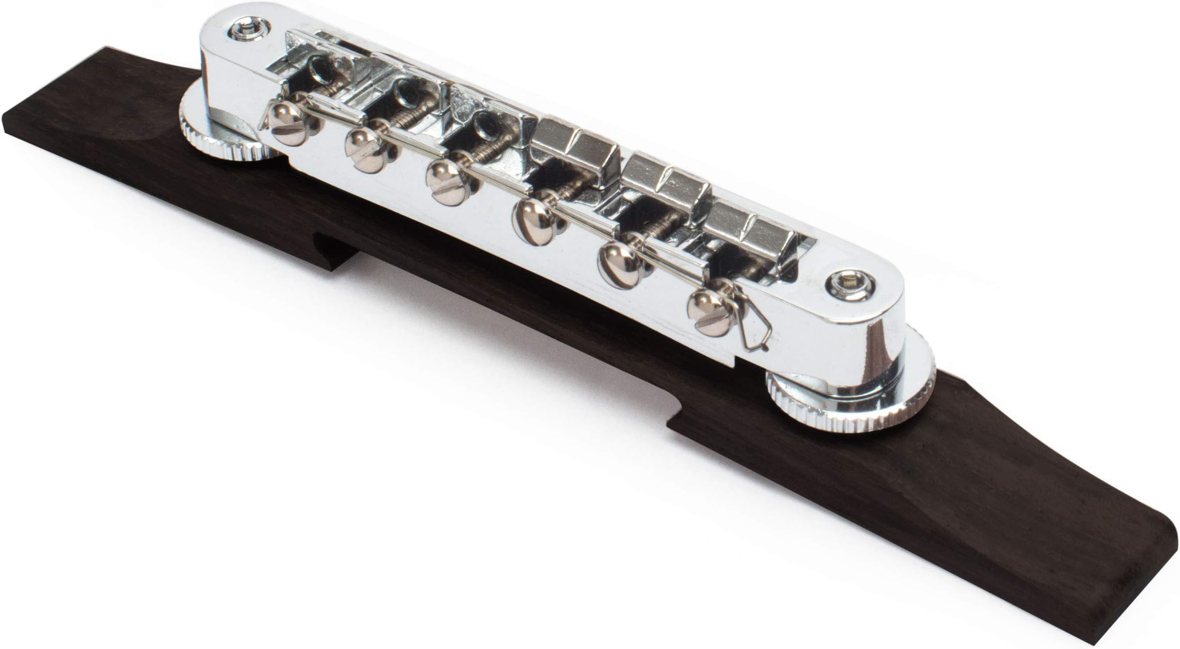 Amazon.com: ROSENICE Guitar Bridge Rosewood Floating For 6 String Archtop with Chrome ...