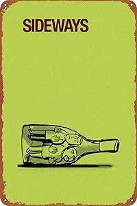 Amazon.com : Sideways Movie Poster Creative Tin Sign Metal Sign Retro ...