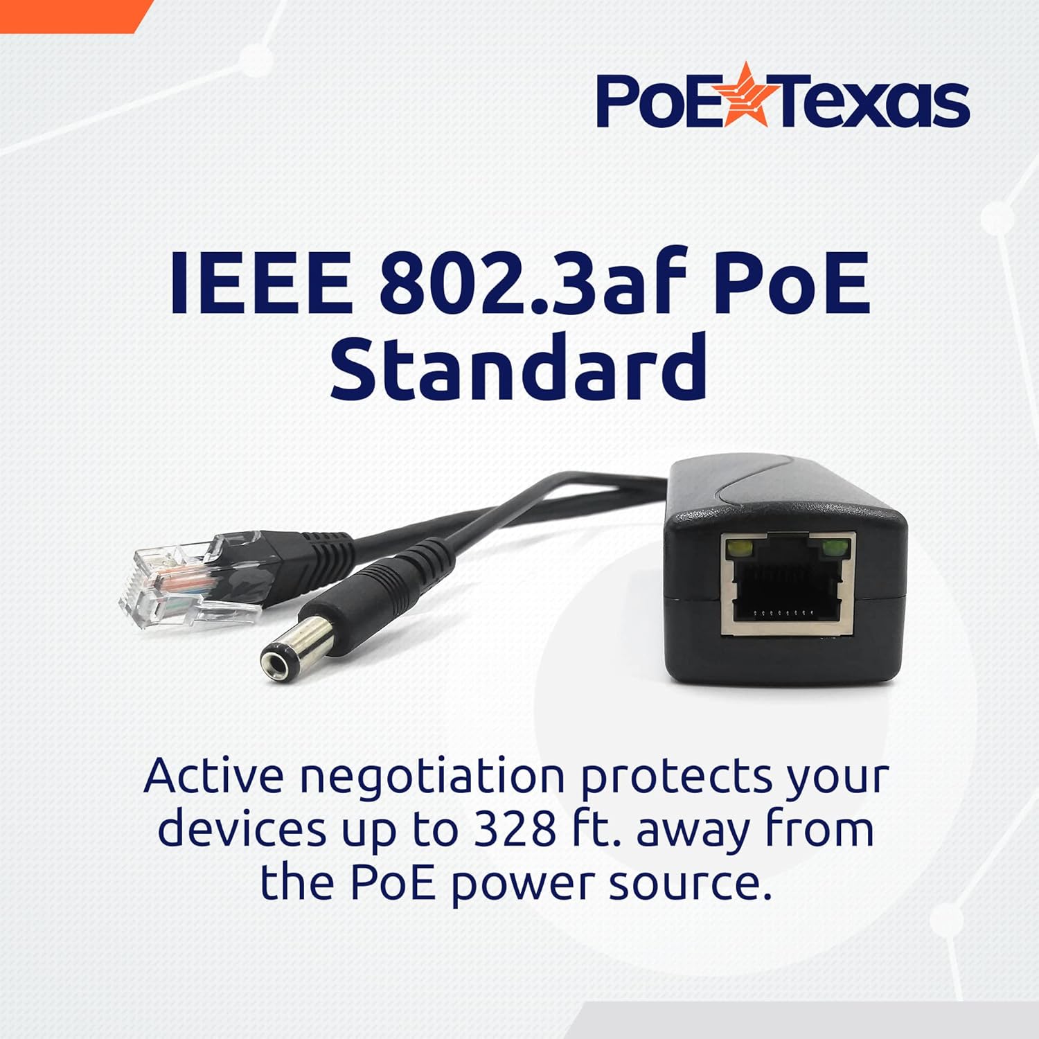 Buy PoE Texas IEEE 802.3af 12v Splitter and 8 Port PoE Switch Online at ...
