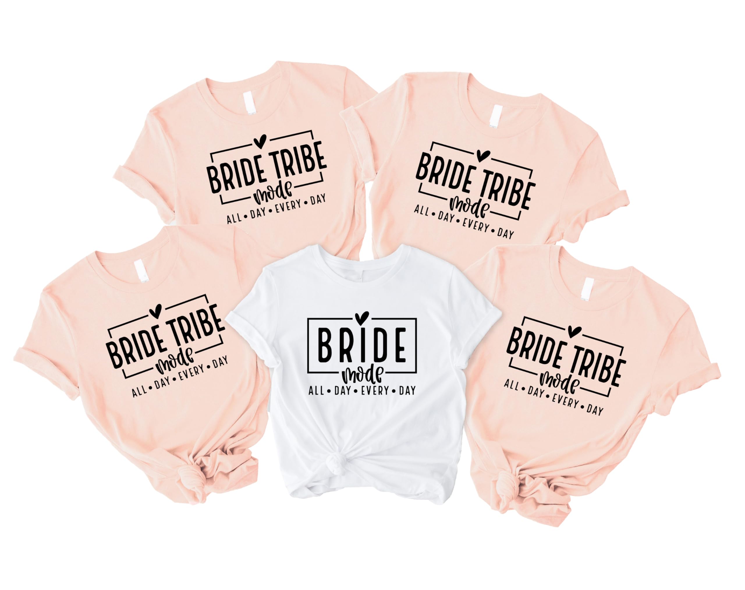 Amazon.com: CLUTCHINK Team Bride T-Shirts, Bride Shirt, Bride Squad T ...