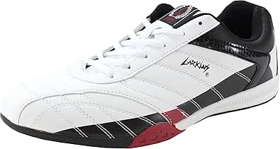Amazon | [ラーキンス] L-6236 メンズ ローカット スニーカー (26.5cm, ホワイト/ブラック) | LARKINS(ラーキンス) | スニーカー