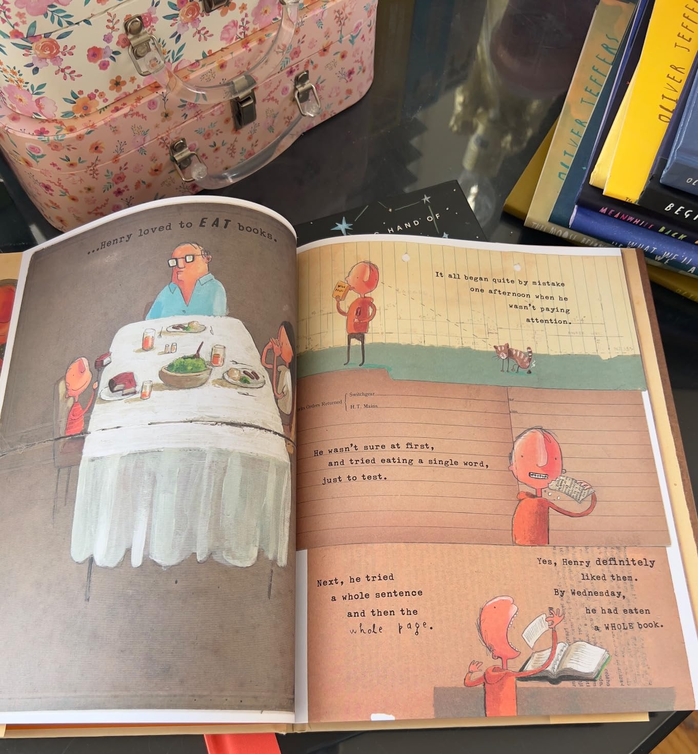 Amazon.com: The Incredible Book-Eating Boy: Jeffers, Oliver, Jeffers ...