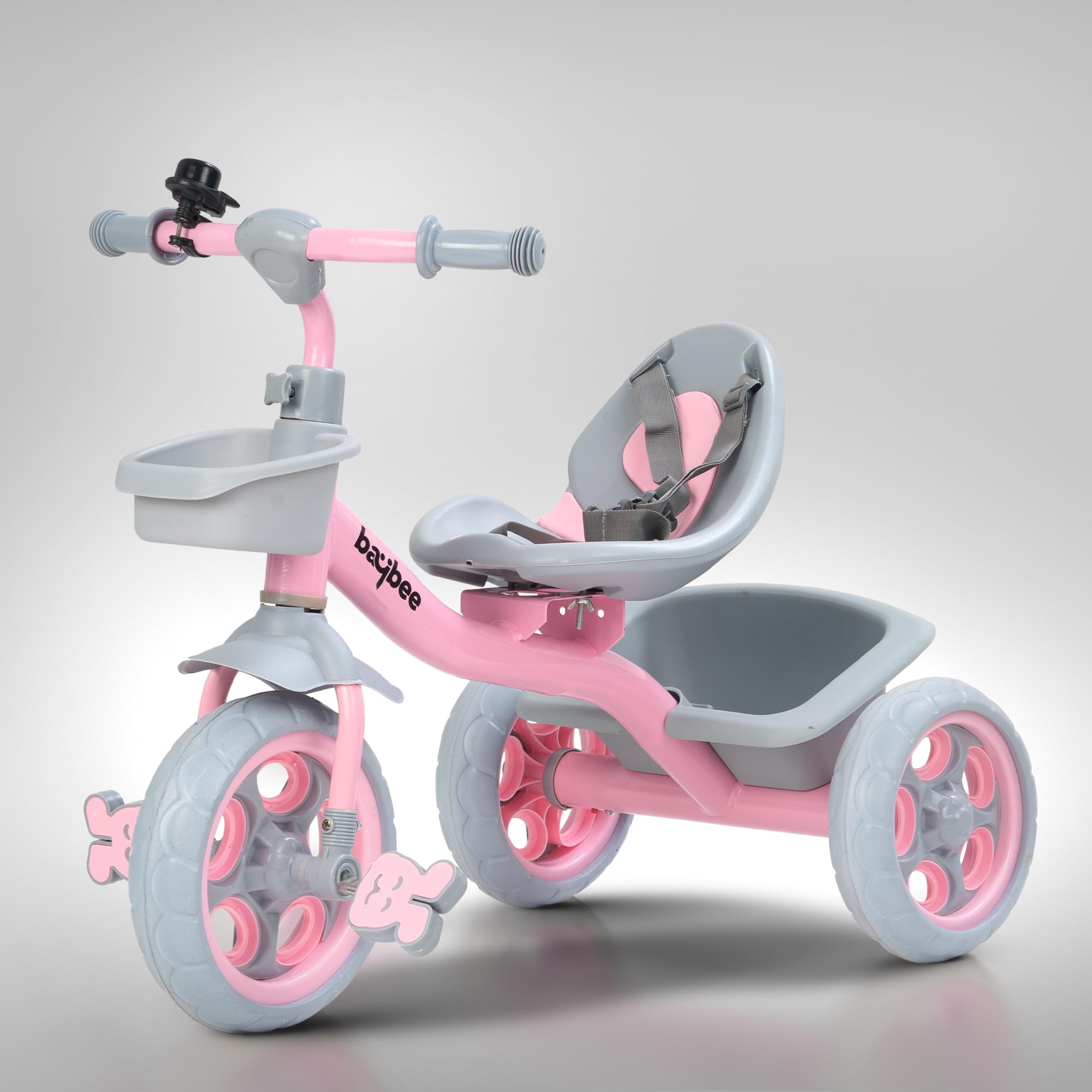 Baybee Beagle Baby Cycle, Plug Tricycle With Eva Wheels, Safety Belt ...