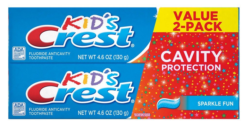 Amazon.com: Crest Toothpaste 4.6 Ounce Kids 2-Pack Cavity Protection ...
