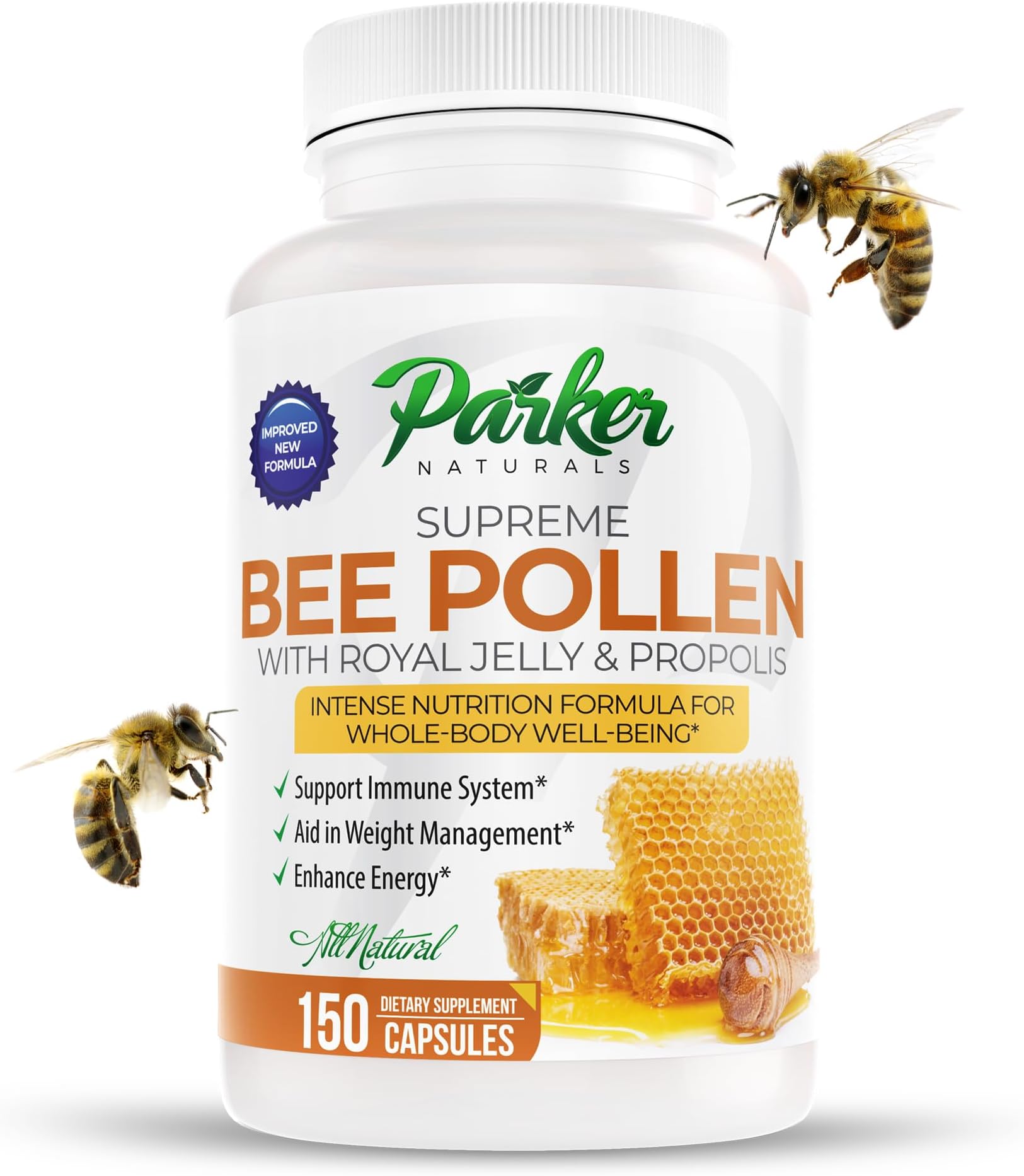 Amazon.com: Bee Pollen Supplment - Bee Pollen, Propolis, and Royal ...