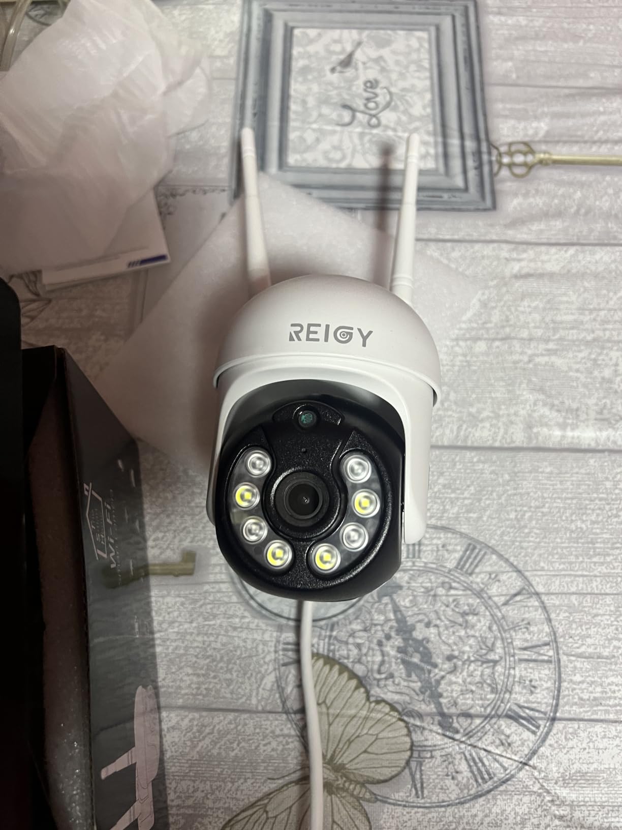 REIGY 3MP PT Telecamera IP Wi-Fi Audio Bidirezionable, Videocamera ...