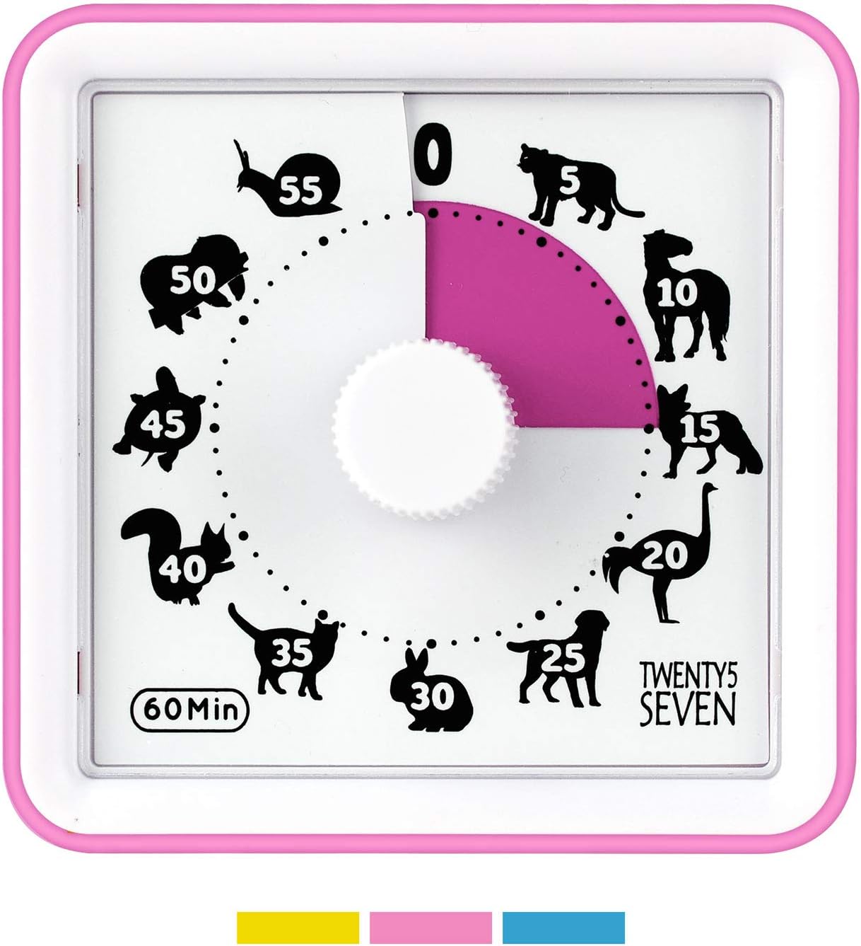 Amazon.com: TWENTY5 SEVEN Countdown Timer 3 inch; 60 Minute 1 Hour ...