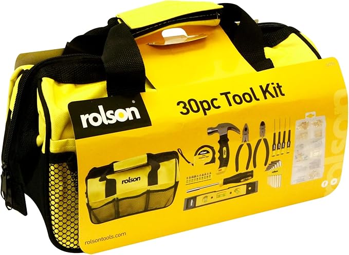 Rolson 36796 30 pc Home Tool Kit : Amazon.co.uk: DIY & Tools