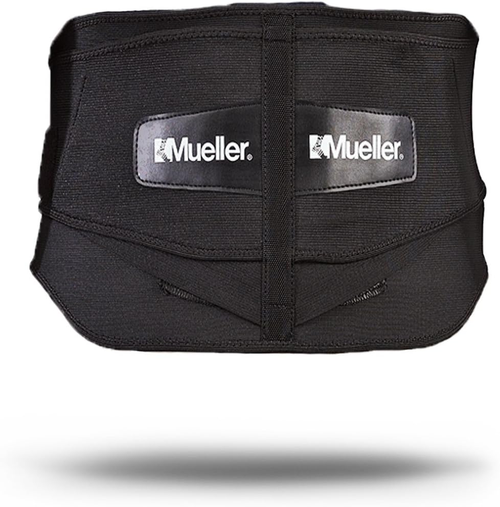 Amazon.com: MUELLER Adjustable Lumbar Support Back Brace with Removable ...