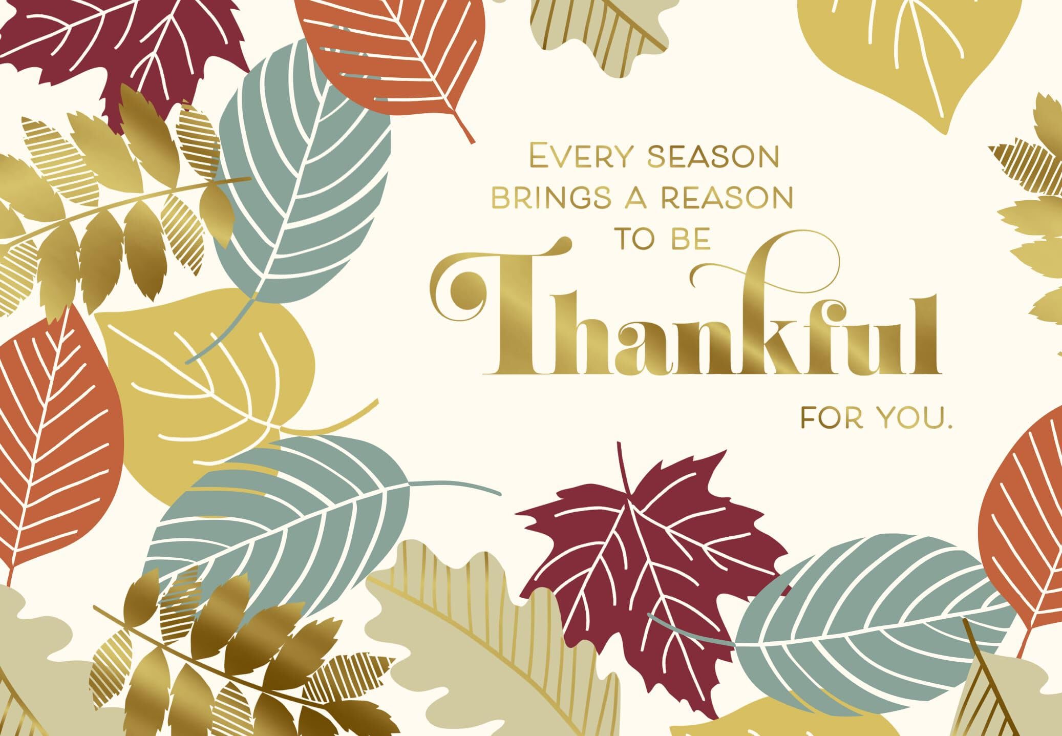 Amazon.com : Hallmark Business Bulk 25 Pack Thanksgiving Cards for ...