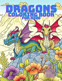 Dragons Coloring Pages for Kids, With 42 Fun Images.: You can color ...