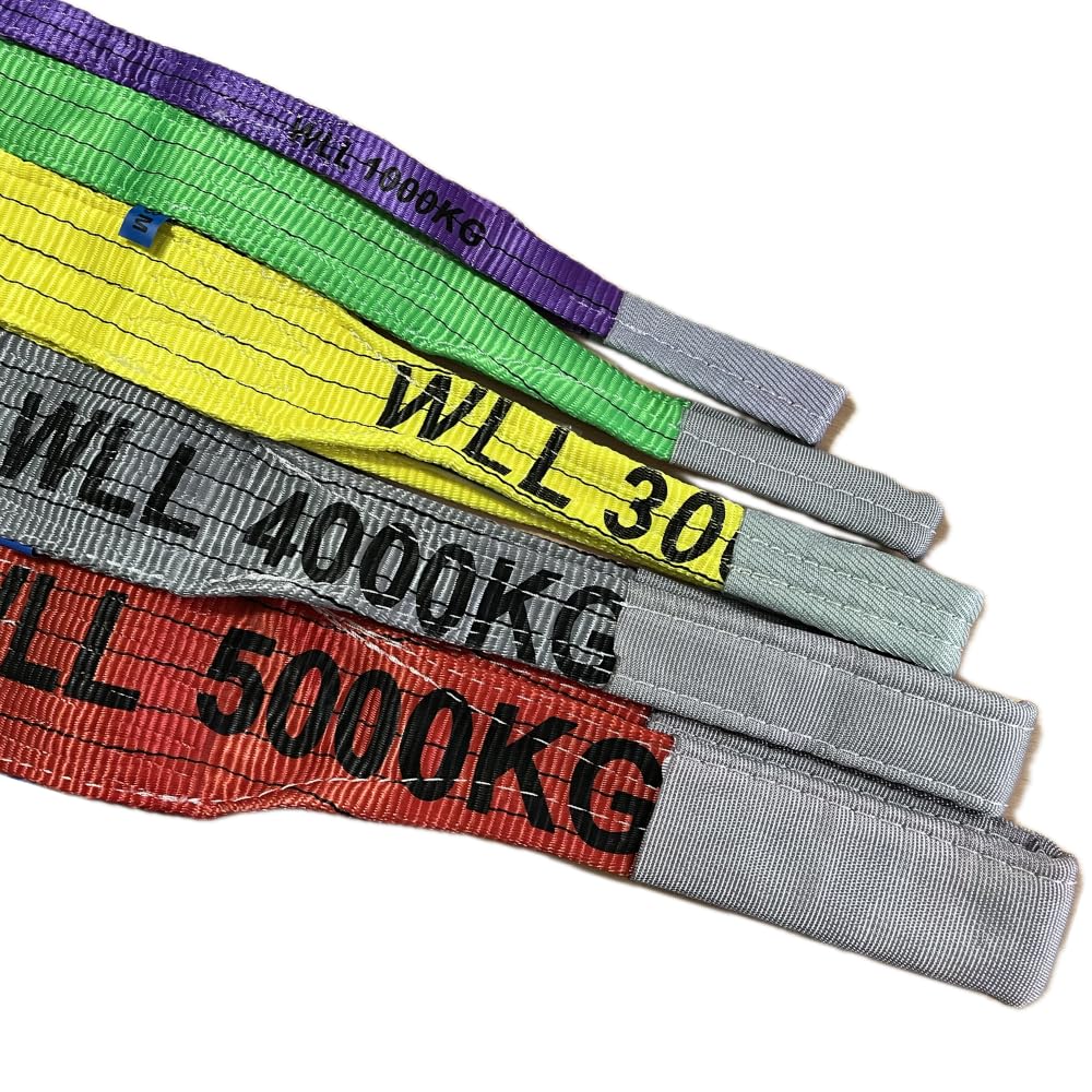Lifting Web Sling 1 Ton - 5 Ton Duplex Strap Flat Webbing Sling Various ...