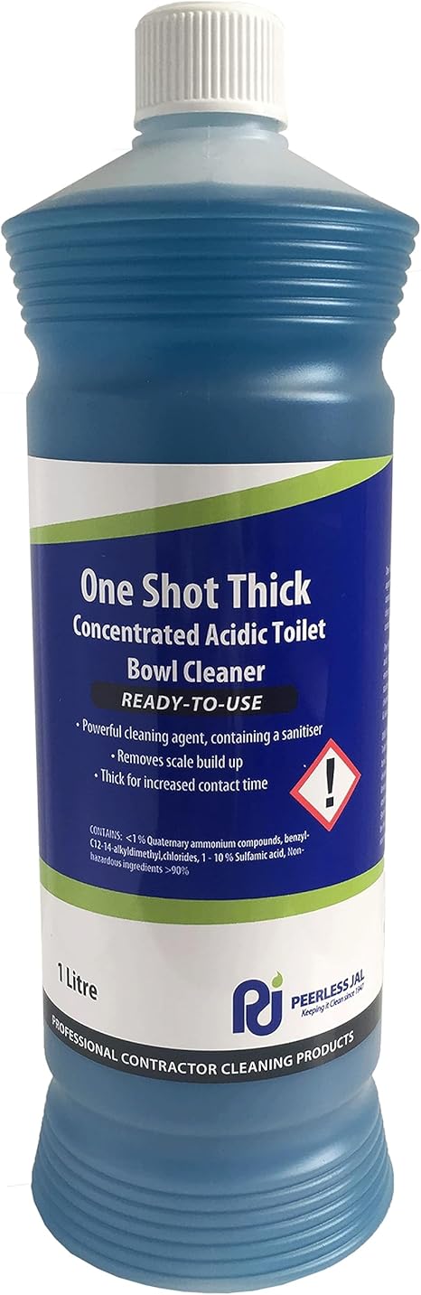 Peerless JAL One Shot Thick Toilet Bowl Cleaner 1 Litre : Amazon.com.au ...