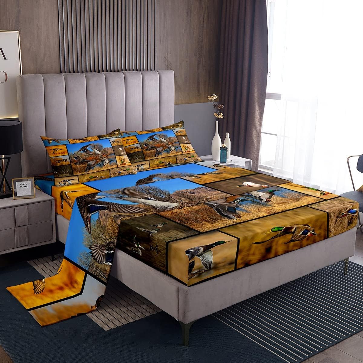 Amazon.com: Duck Hunting Sheet Set for Teens Youth,Mallard Duck Bed ...