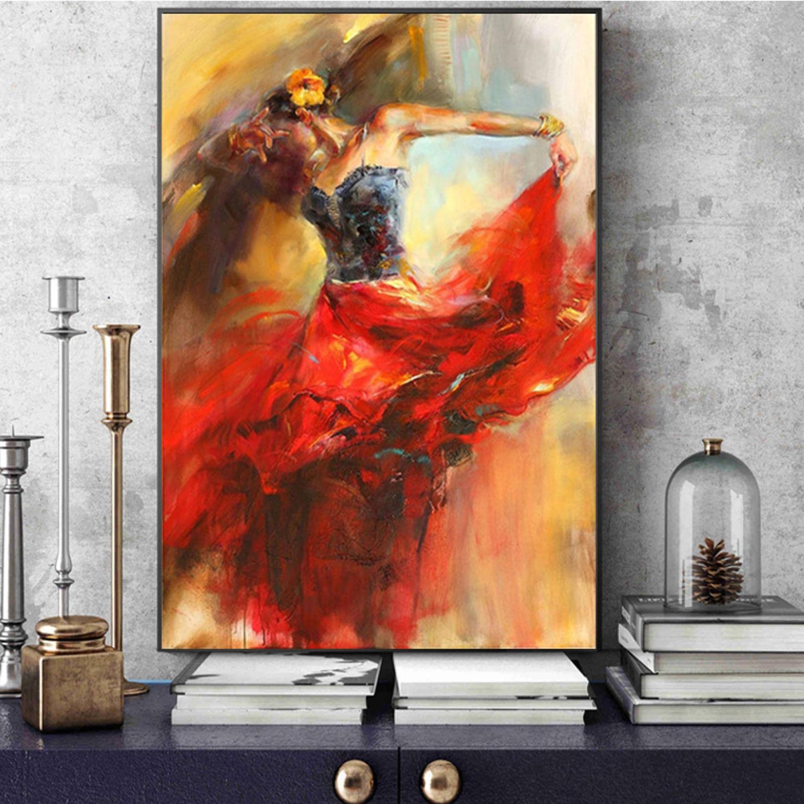 Spanish Home Modern Art Paintings Canary Islands Travel Print Wall Art