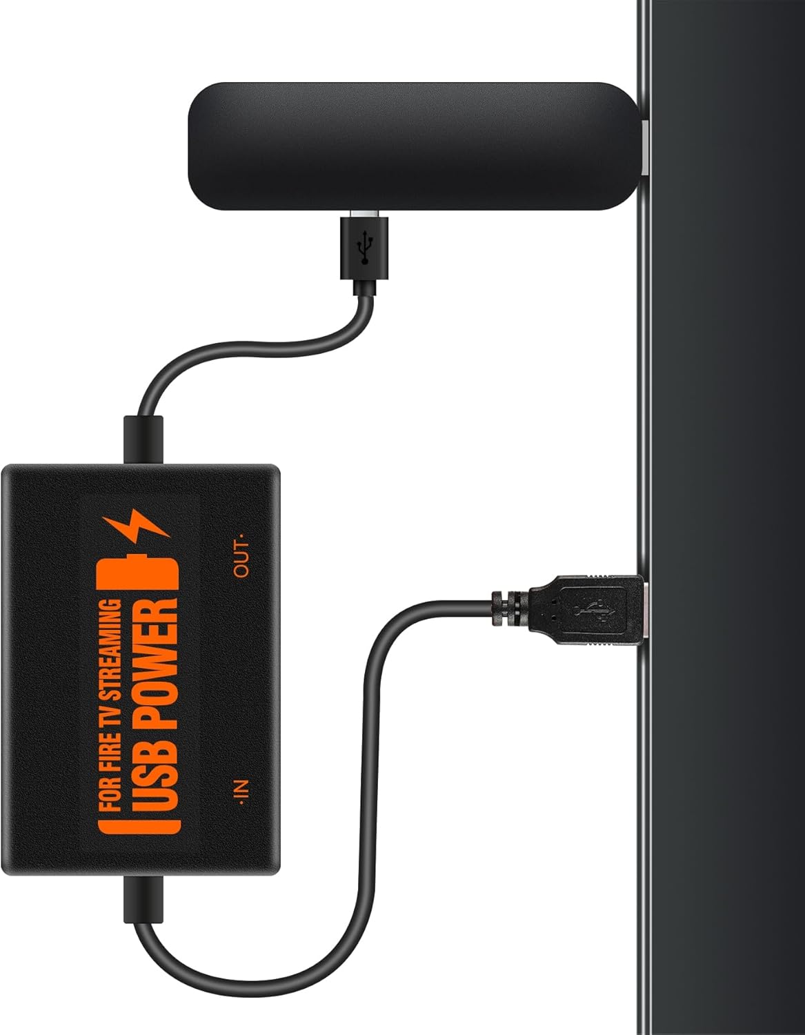 Amazon.com: Fire Stick Power Adapter, USB Power Cable for Fire TV Stick ...