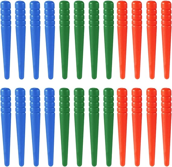 Amazon.com: 9pcs Cribbage Board Pegs, Plastic Cribbage Pegs Fit 1/8 ...