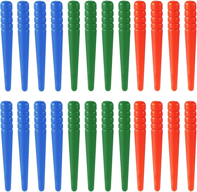 Amazon.com: 9pcs Cribbage Board Pegs, Plastic Cribbage Pegs Fit 1/8 ...