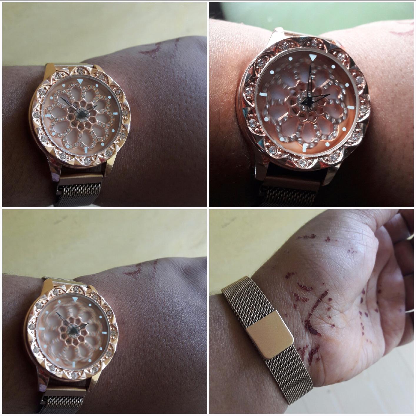 ON TIME OCTUS Analogue Women's Watch OT-360 Rose (Rose Gold Dial Rose ...