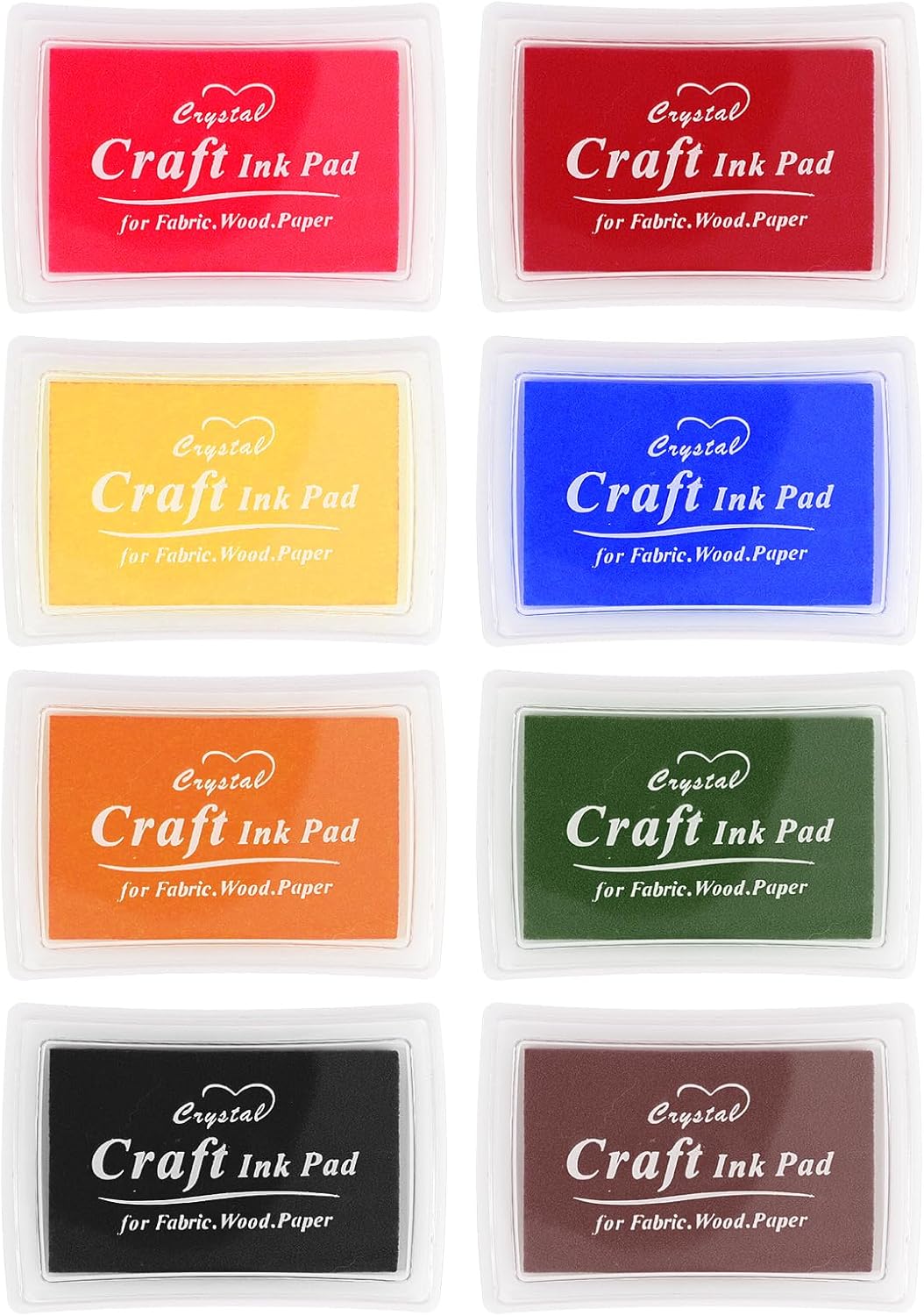 Amazon.com: HAFFUZI Washable Stamp Pads for Kids, Ink Pads for Rubber ...