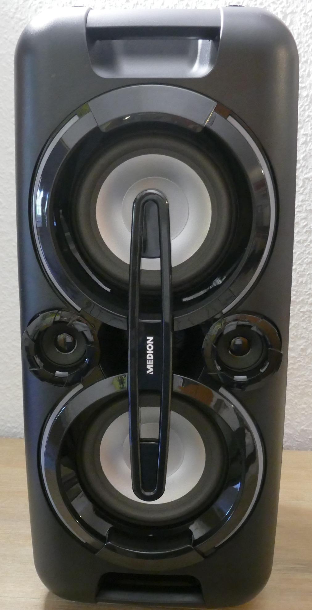 MEDION P67013 Party-Soundsystem (Partylautsprecher Karaoke, Bluetooth ...