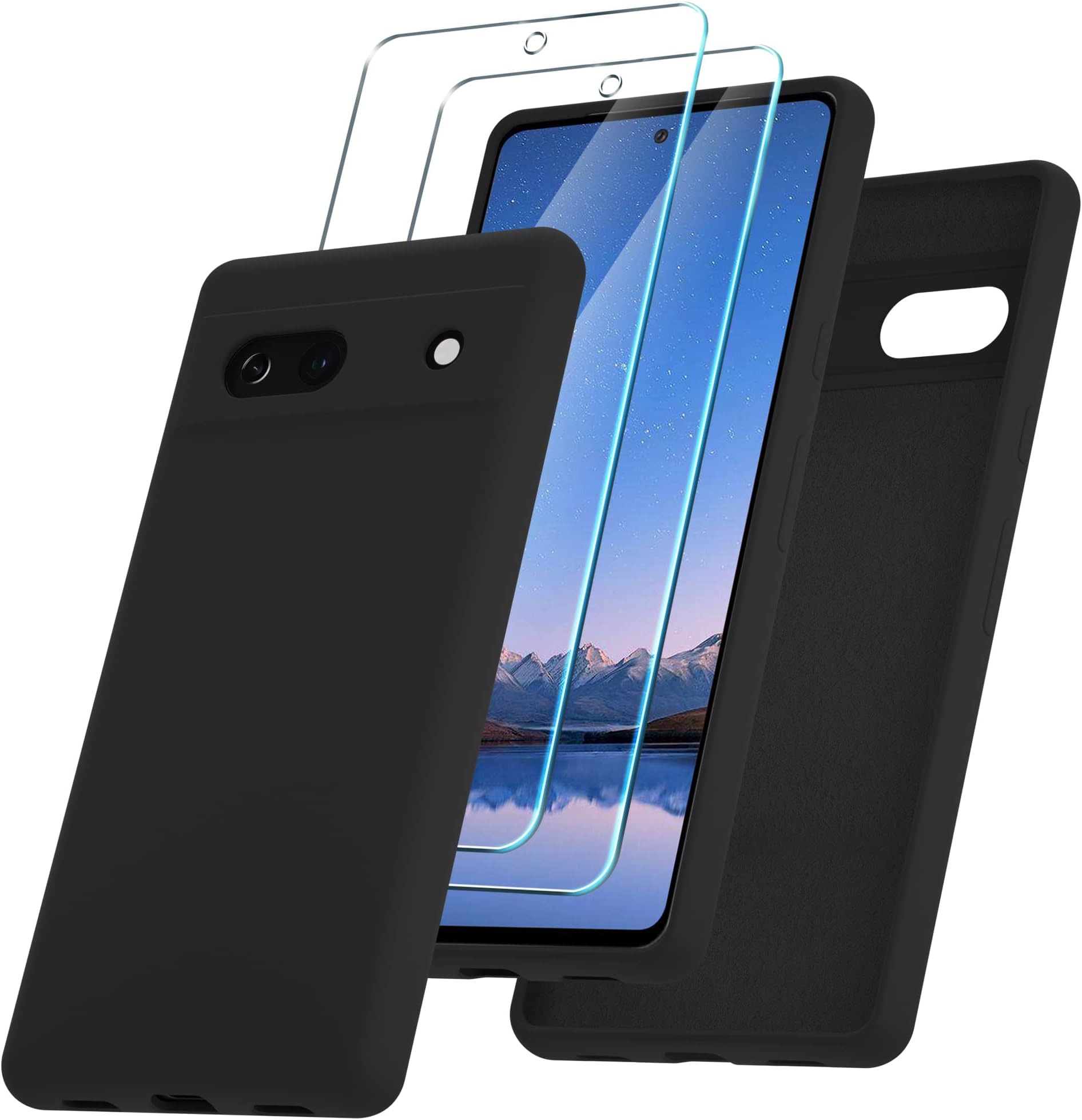 Amazon.com: YATWIN Silicone Case for Google Pixel 7A 5G, Soft-Touch ...