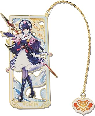 Amazon.com: Genshin Impact Metal Bookmark Anime Figure Bookmark Great ...