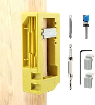 Amazon.com: Trasylph Door Hinge Jig, Door Hinge Router Template,Door ...