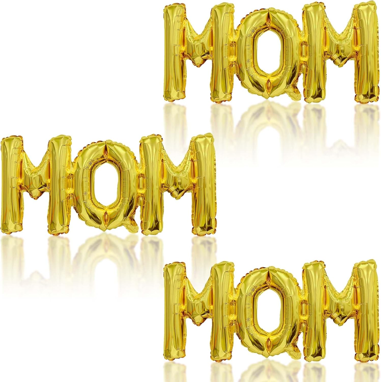 Amazon.com: HADCKJA Letter Balloons Golden Mom Balloons Mother's Day ...