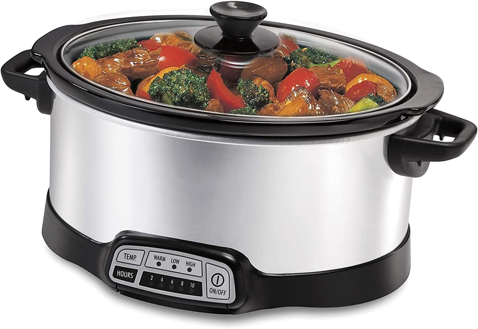 Amazon.com: 7-Quart Programmable Electric Slow Cooker - with Flexible ...