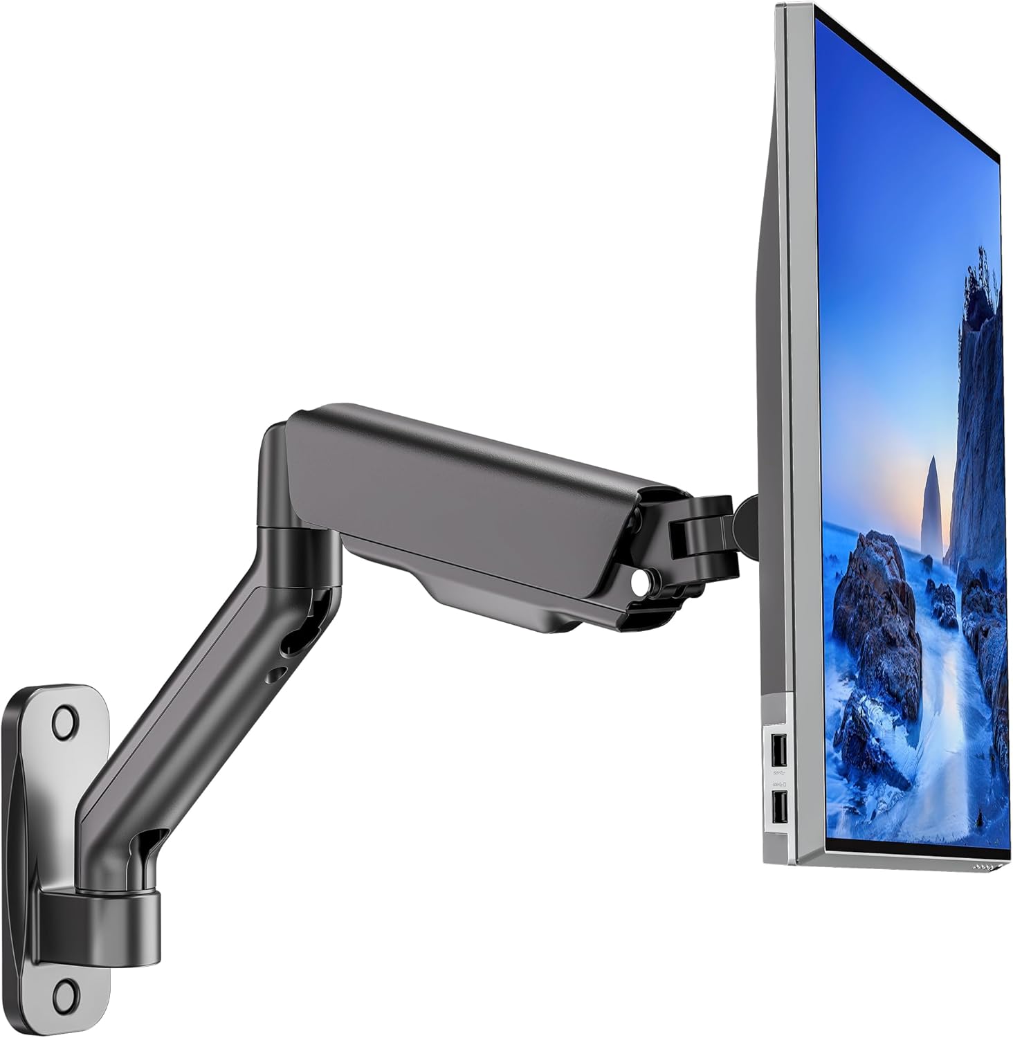 monTEK Monitor Wall Mount Bracket for 17-32 Inch Flat/Curved Screens ...