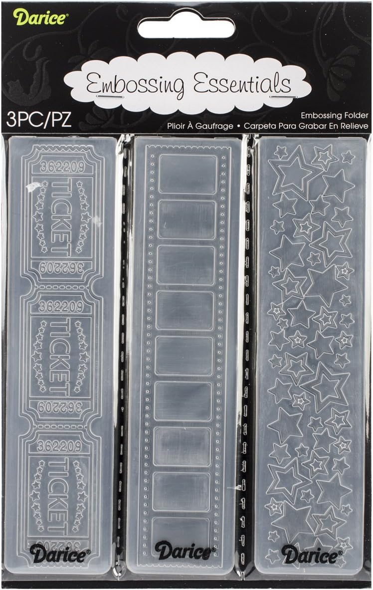 Amazon.com: Darice Embossing Folder 4.25X5.75 Movie Border
