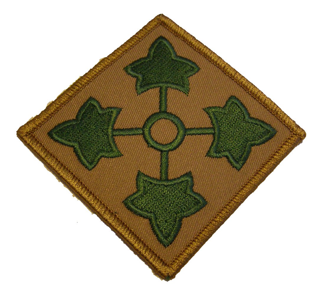 Amazon.com: Army 4TH Infantry Division Patch - Shoulder Style Patch ...