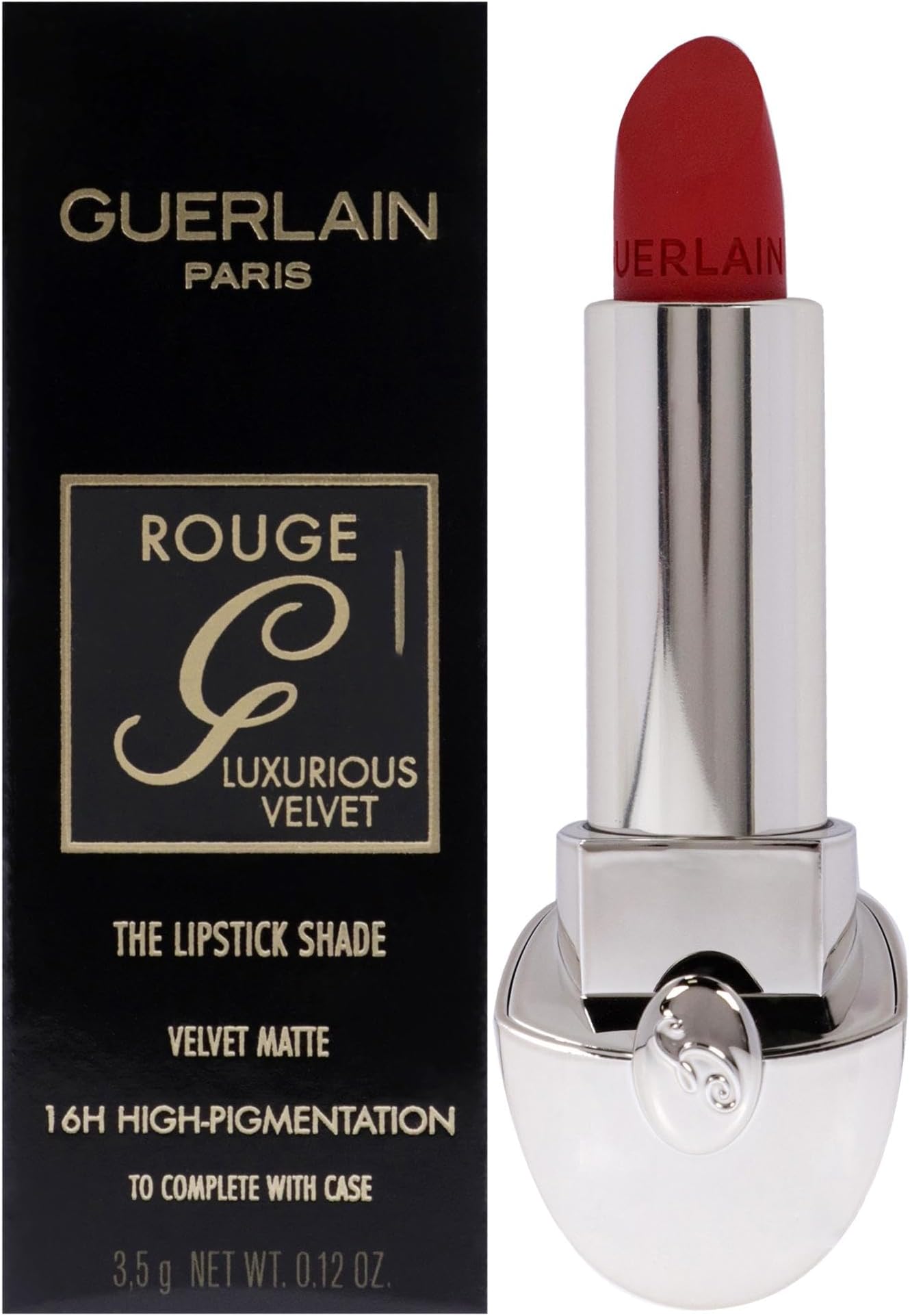 Amazon.com: Guerlain Rouge G Luxurious Velvet Matte Lipstick - 880 Ruby ...