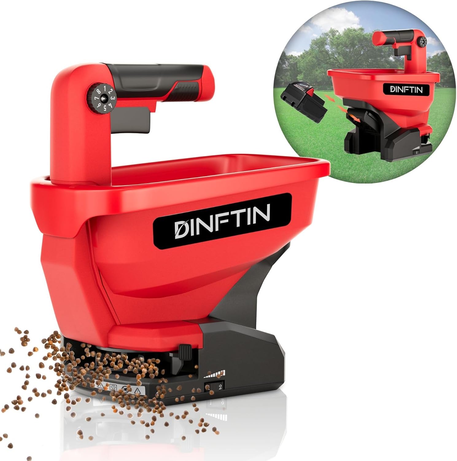 Amazon.com : Dinftin Battery Operated Spreader for Milwaukee M18 Li-ion ...