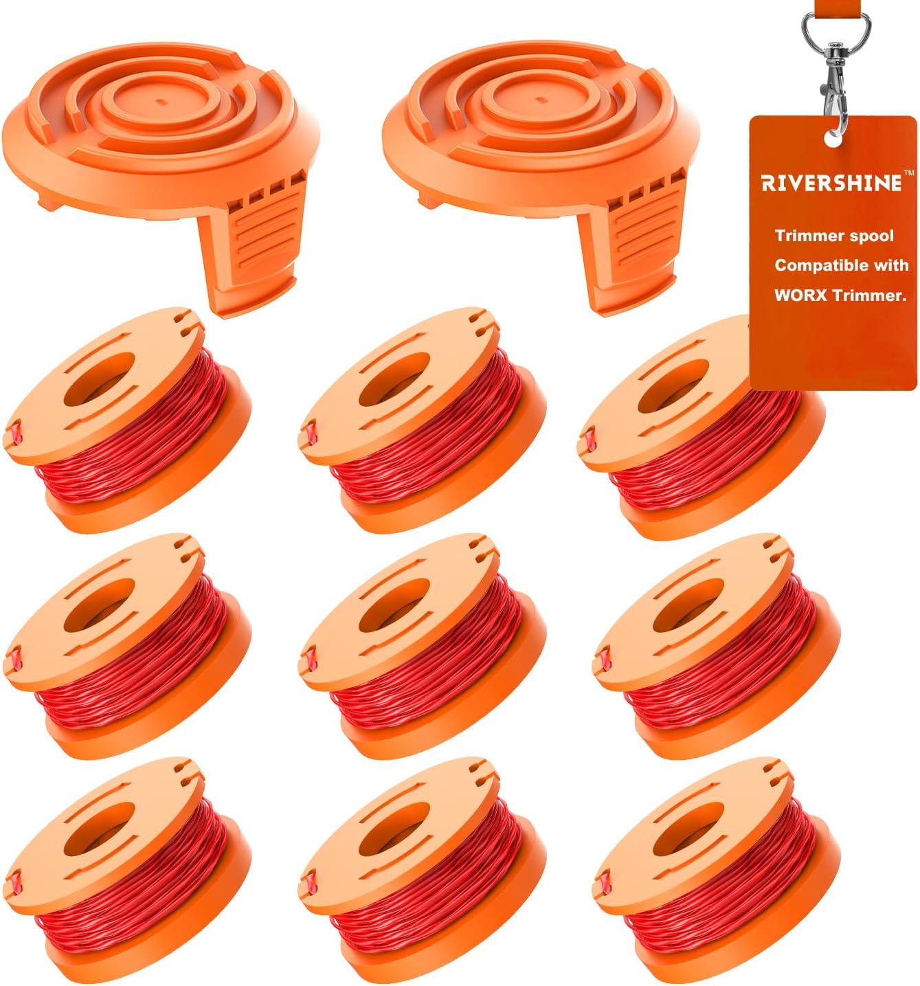 Amazon.com : TOSRWGLL 0.095" Black Diamond Trimmer Line Replacement for ...