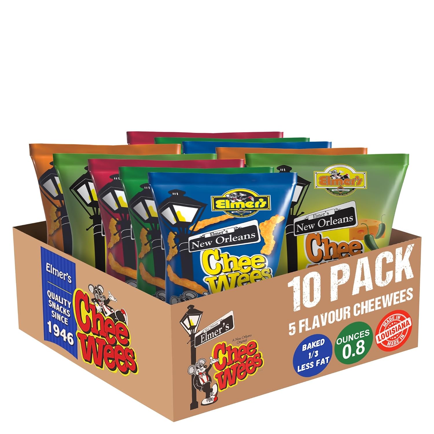 Amazon.com: Elmer's New Orleans Chee-Wee's Lunch Box Special, Authentic ...