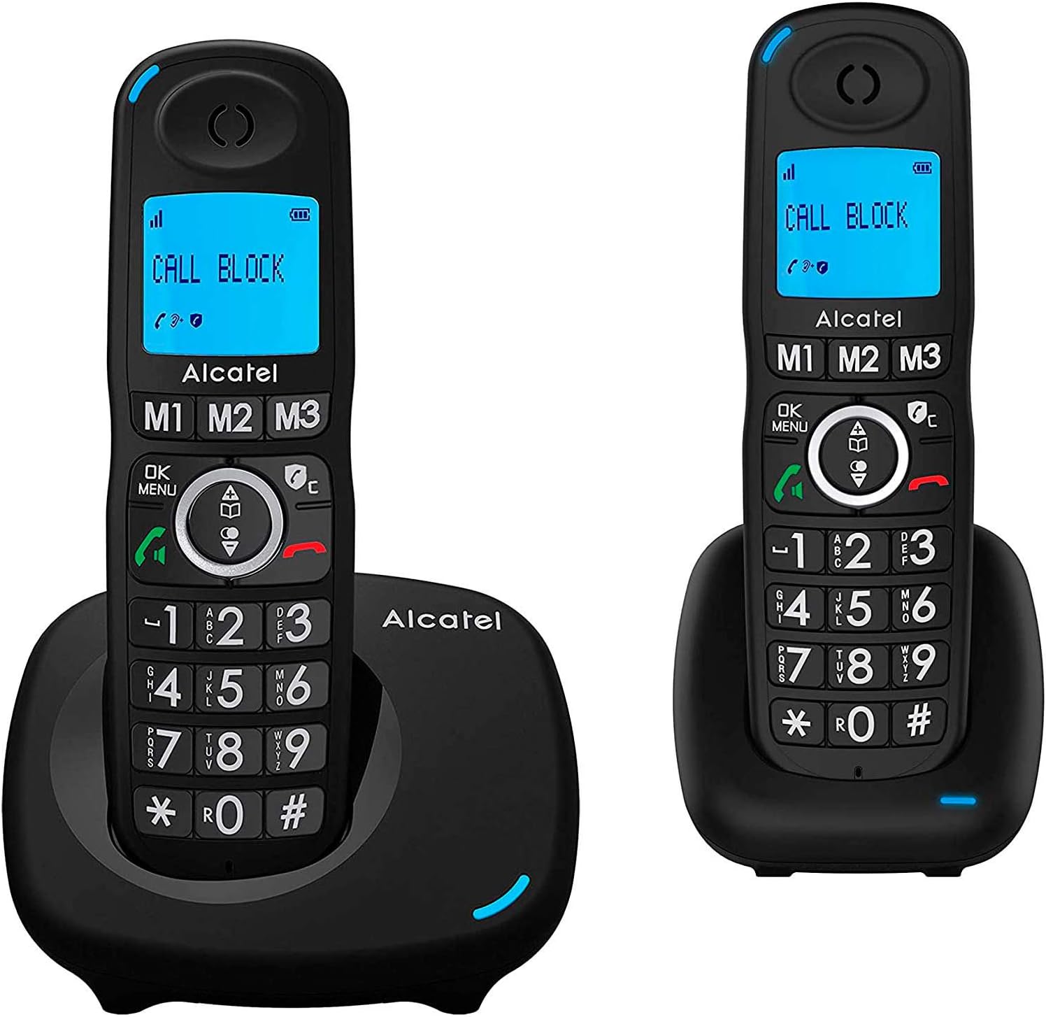 Alcatel Téléphone DEC F685 Duo Noir : Alcatel: Amazon.fr: High-Tech