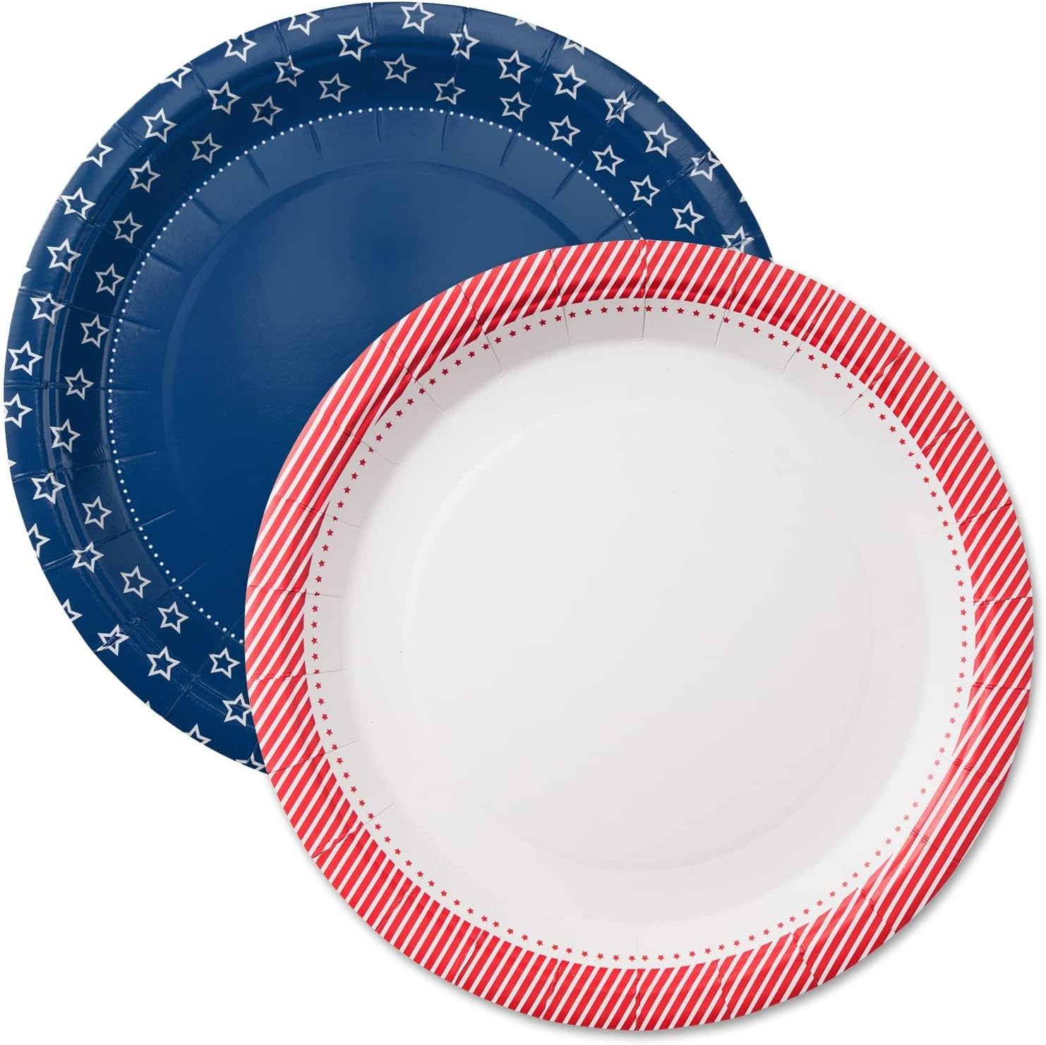 Amazon.com: Jinei 4 Pcs 10 Inch 4th of July China Plates Patriotic ...