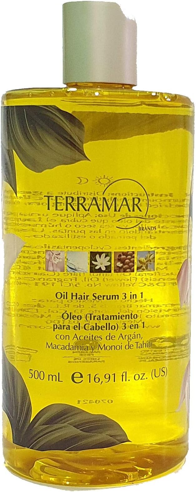 Amazon.com: Terramar OLEO TRATAMIENTO PARA EL CABELLO 3 EN 1 CON ARGAN ...