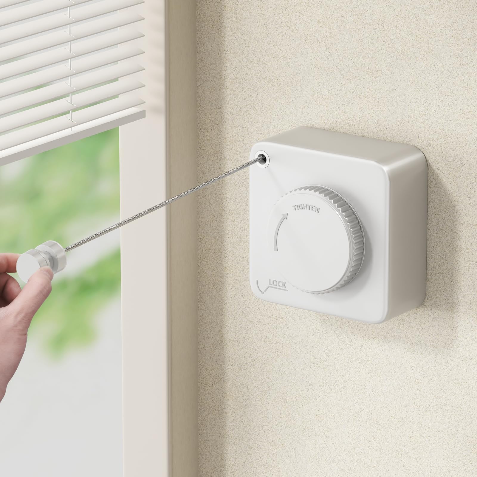 Amazon.com: SOFINNY Retractable Clothesline Indoor Outdoor Clothes Line ...