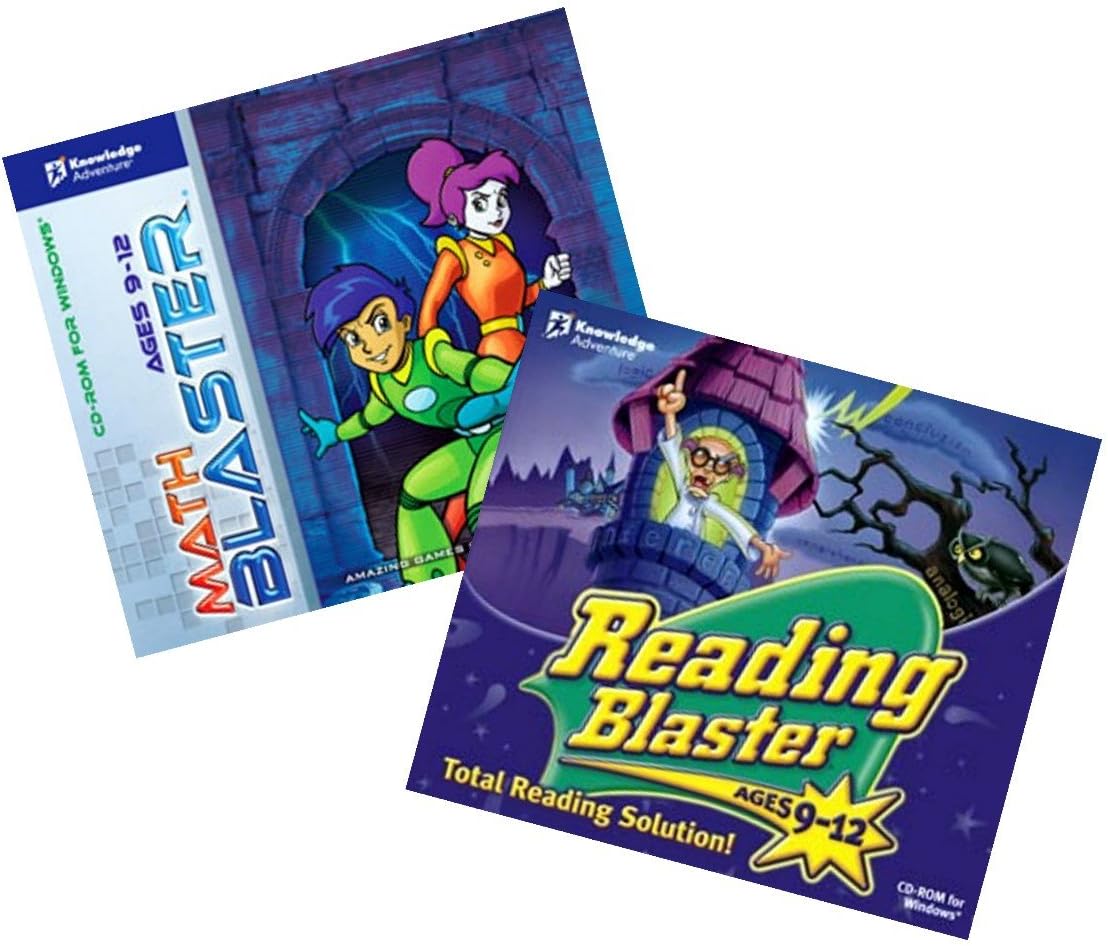 Amazon.com: Math and Reading Blaster Age 9 - 12 (Jewel Case) : Video Games