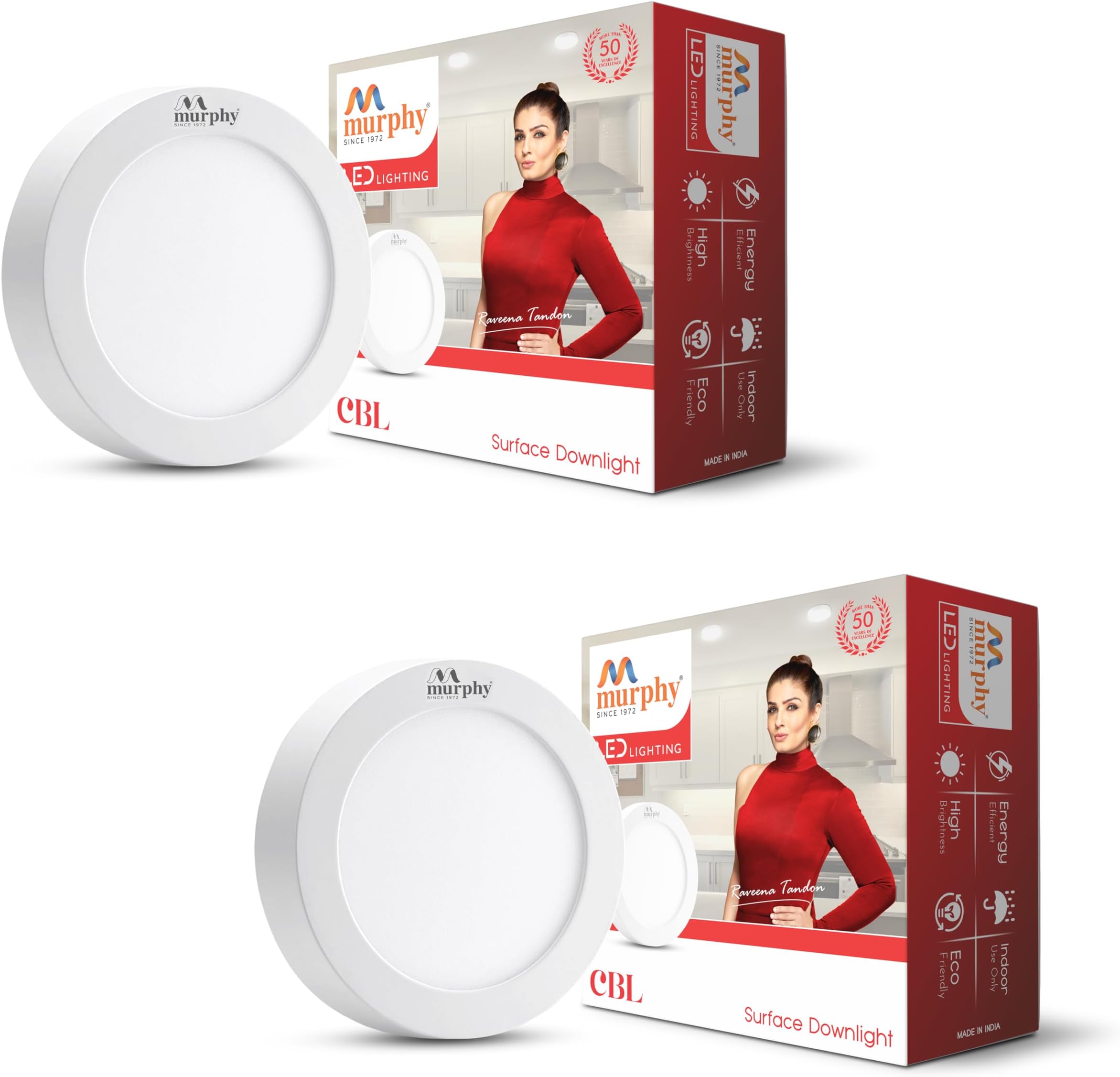 Panasonic 3 Watts Round LED Surface Mini Cabinet Light (Warm White ...