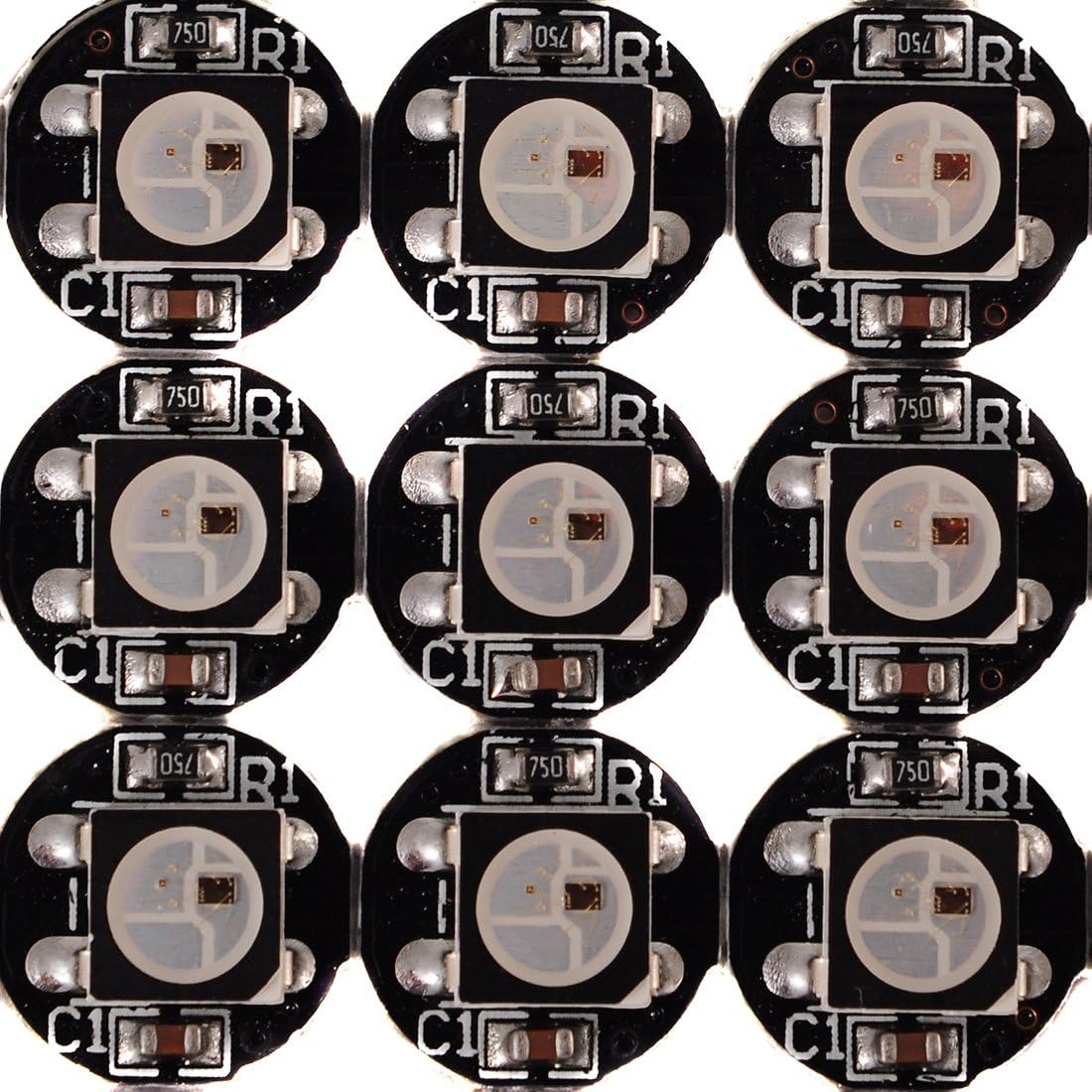 BTF-LIGHTING 100 pezzi WS2812B ECO RGB Lega 5050SMD Chip LED ...