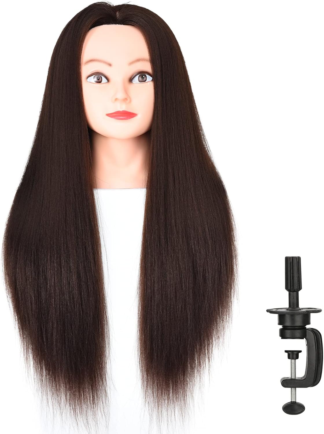 Yamel Mannequin Head Training Heads with Clamp Holder, Hairdresser ...