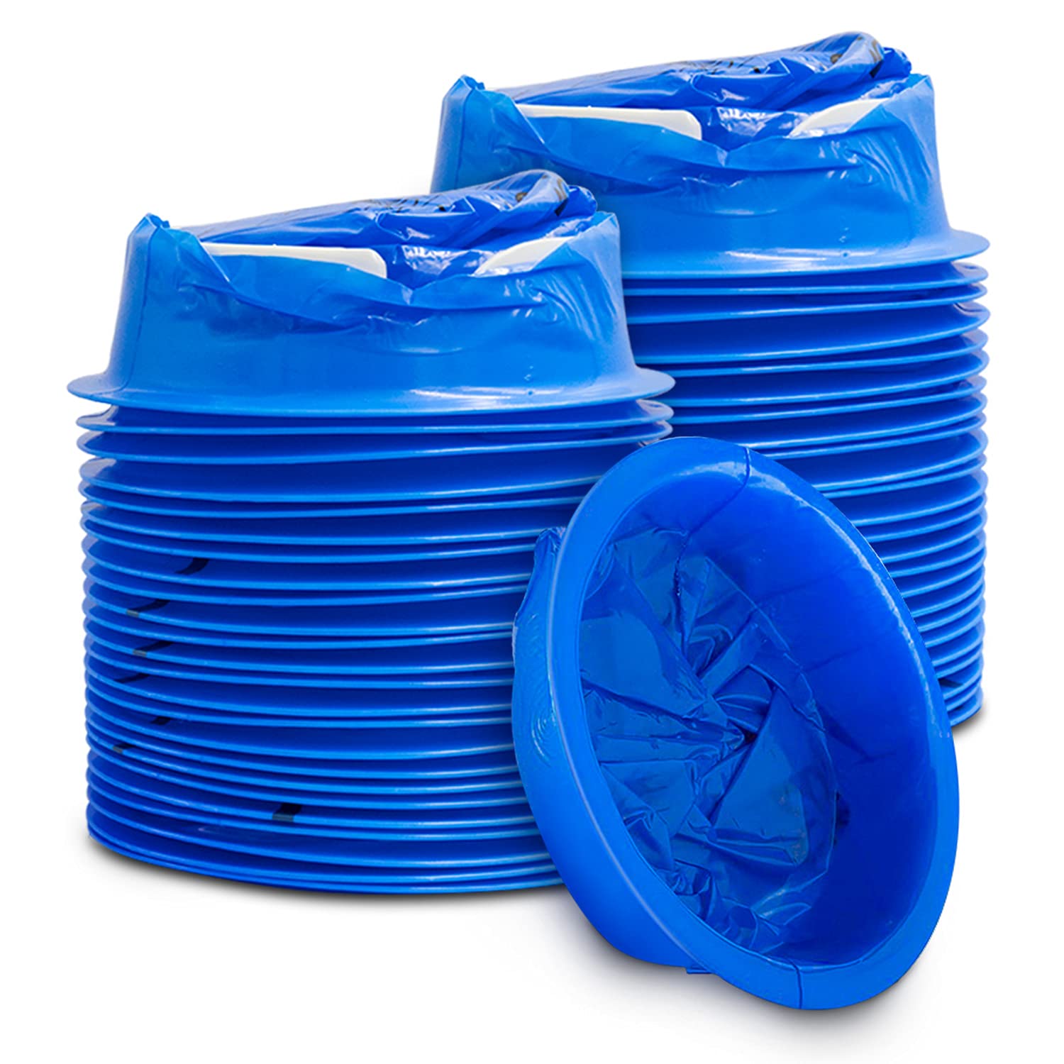 Vomit Bags for Car, 50 Pack Emesis Bags, Deep Blue Barf Bags ...